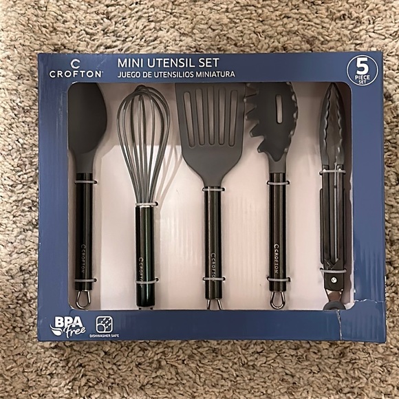 Crofton | Kitchen | New 5 Pc Mini Utensil Kitchen Set Gray | Poshmark